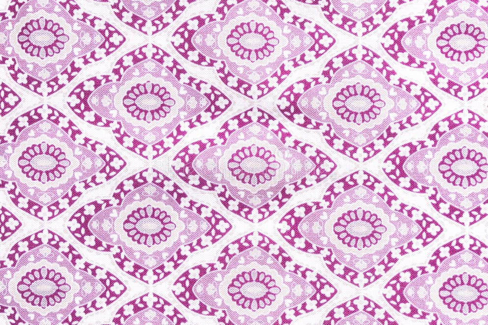 Purple and White Rhombus Fabric Pattern Creating a Stunning Visual ...