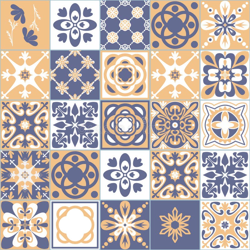 Traditional Spanish Ceramic Tile Azulejo Talavera, Decoration Majolica ...
