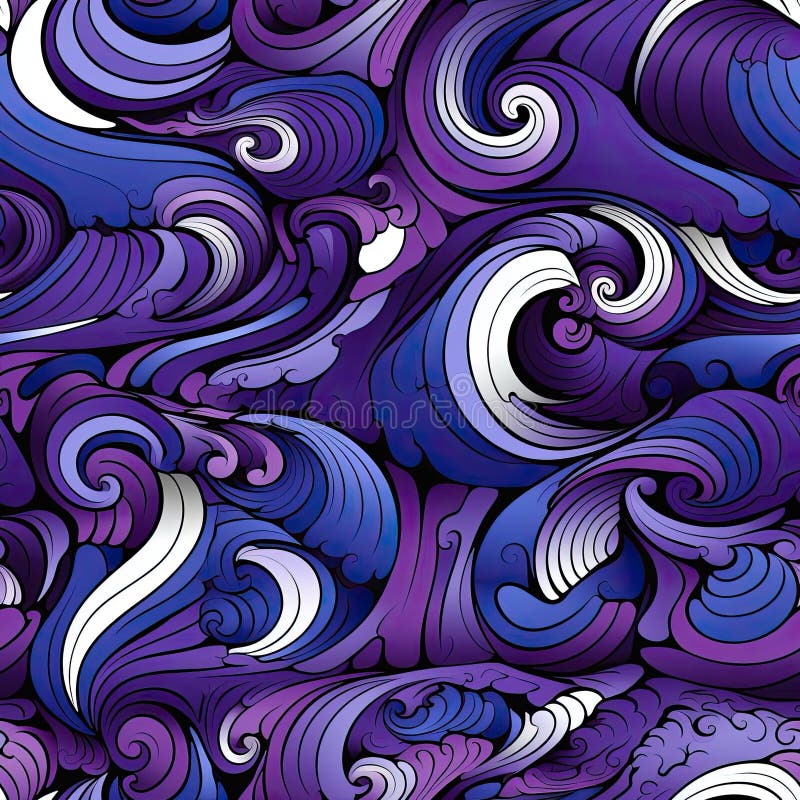 Naturalistic Ocean Waves Stock Illustrations – 337 Naturalistic Ocean ...