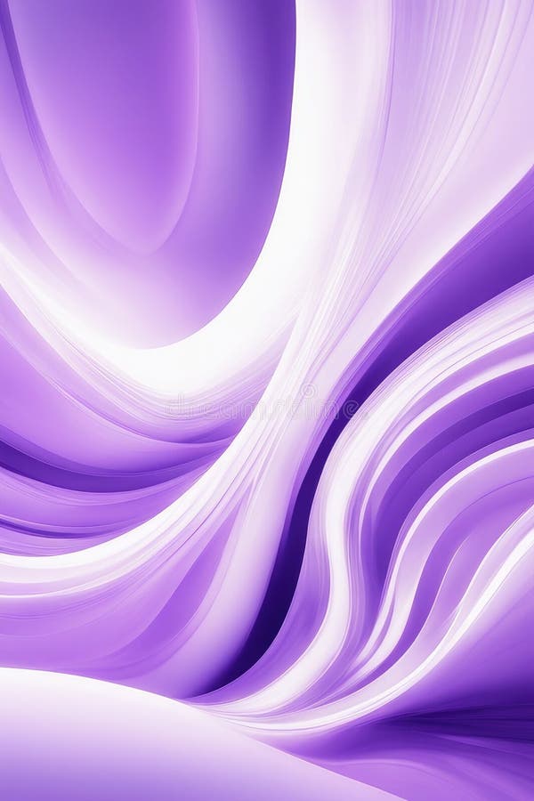 Purple and White Waves Abstract Background, Vertical Composition Stock ...