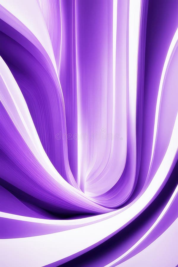 Purple and White Waves Abstract Background, Vertical Composition Stock ...