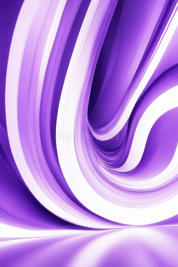 Purple and White Waves Abstract Background, Vertical Composition Stock ...