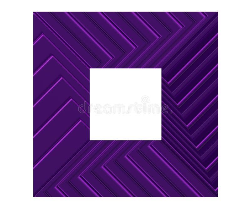 A Purple Wide Metallic Frame Stock Illustration - Illustration of ...