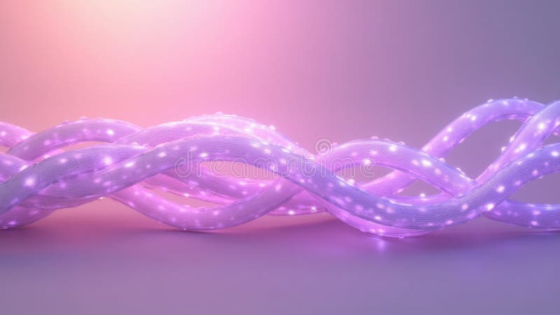 Purple Wire with Lights on it Stock Image - Image of space, science ...