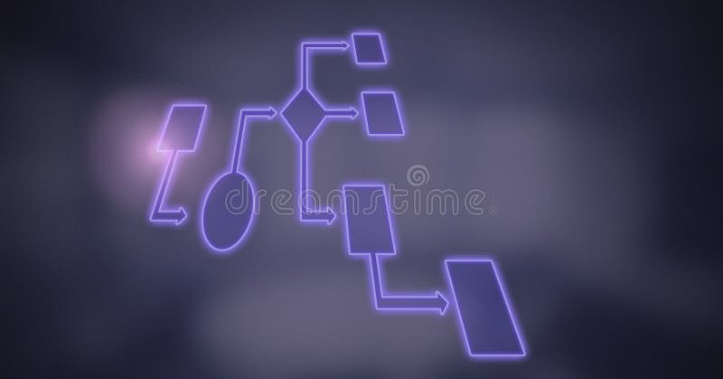 Purple Wireframe with Tunnel Background Wallpaper 3d Render Stock ...