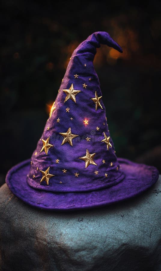 Red Wizard Hat Gold Stars Stock Photos - Free & Royalty-Free Stock ...