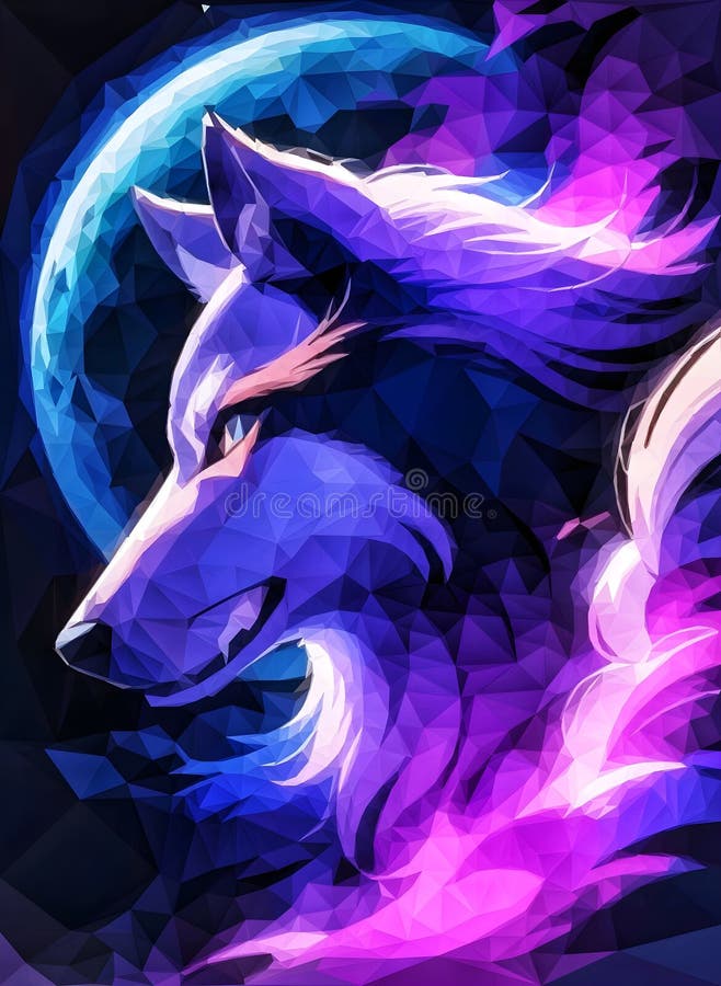Purple Wolf Stock Illustrations – 1,110 Purple Wolf Stock Illustrations ...