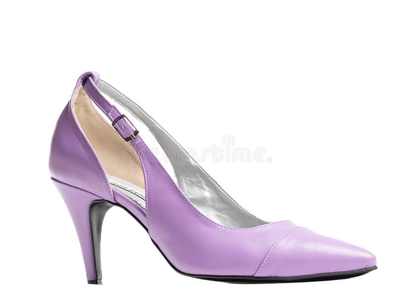 Purple woman shoe stock image. Image of purple, lavender - 285331673