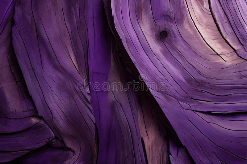 Purple Wood Texture Abstract Background Surface with Old Natural ...