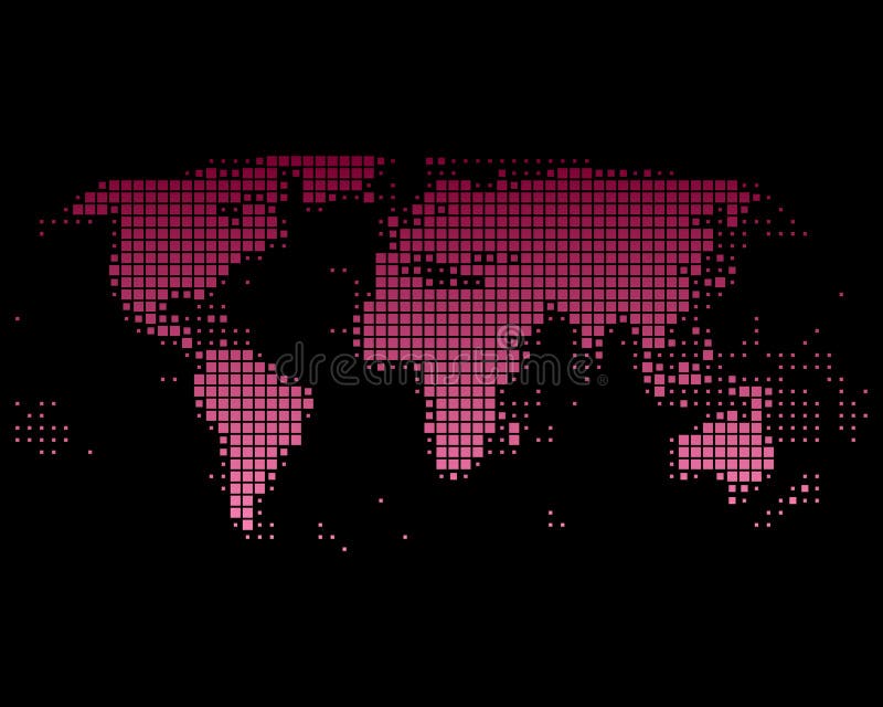 Purple world map stock illustration. Illustration of travel - 120850745