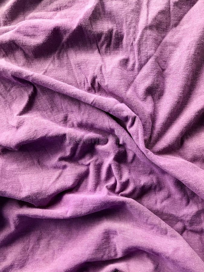 Purple Wrinkle Fabric Texture Stock Image - Image of rough, abstract ...