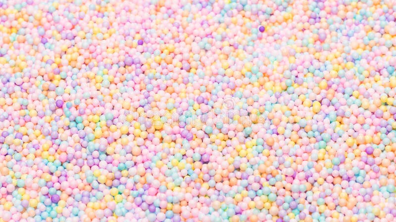 Purple, Yellow, Blue Plastic Balls Stock Image - Image of purple ...