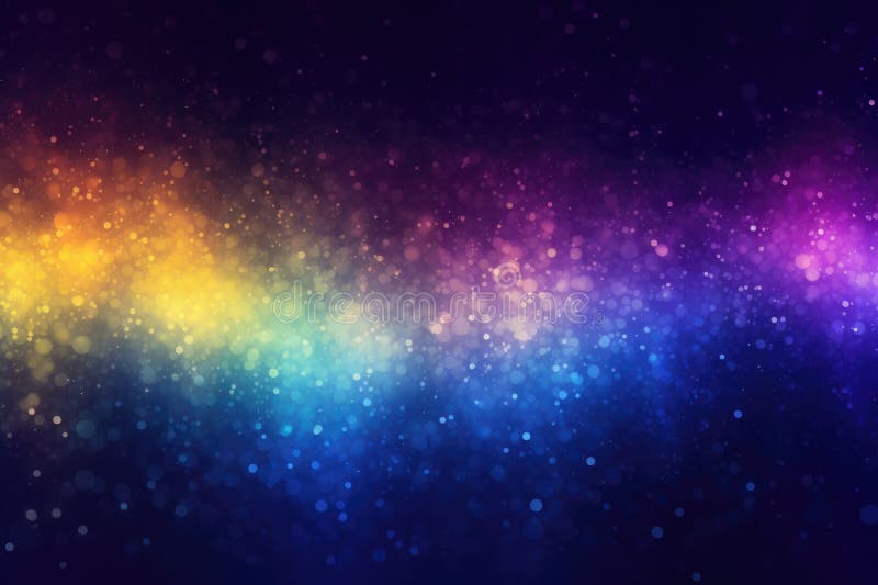 Purple Yellow Blue Space Background Stock Illustration - Illustration ...