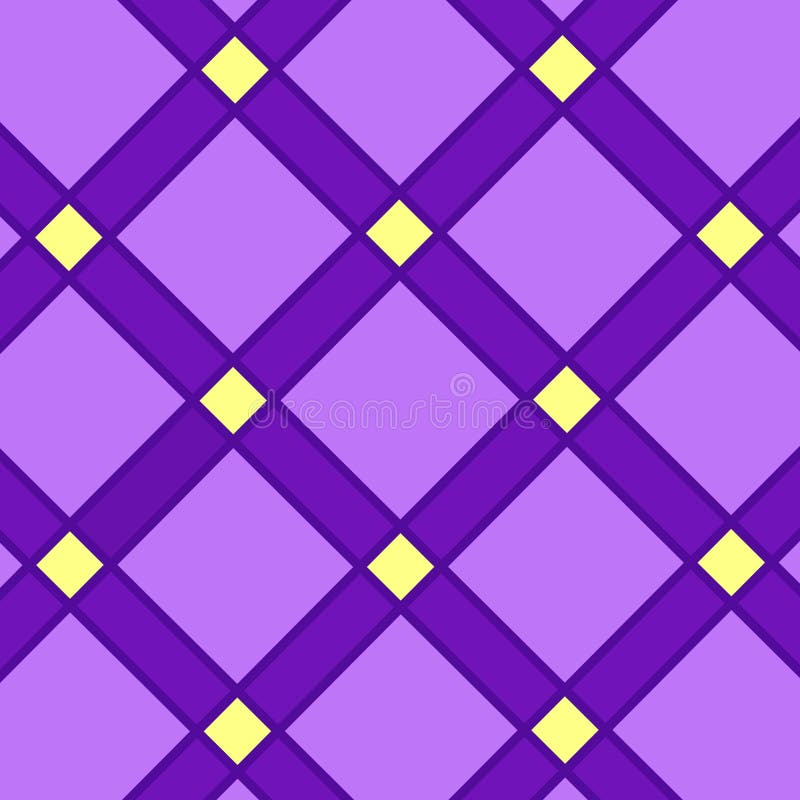 Purple and Yellow Diamonds Background Stock Illustration - Illustration ...