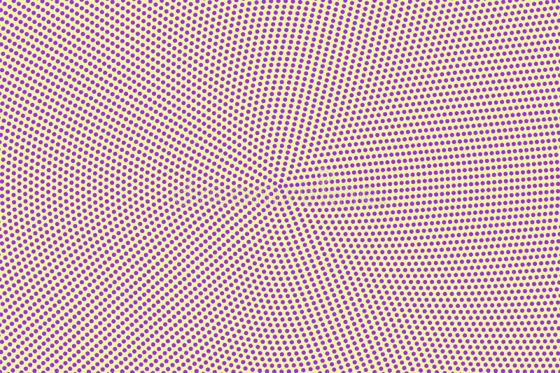 Purple Yellow Dotted Halftone. Halftone Background. Frequent Micro ...