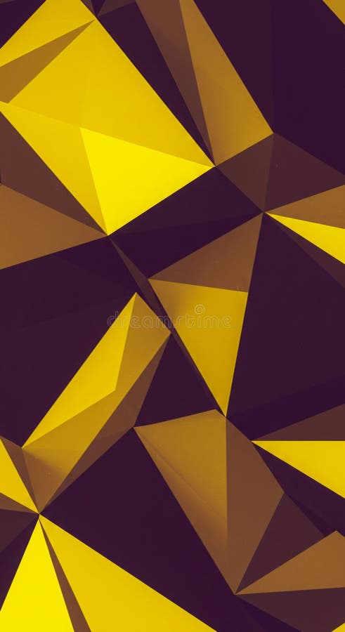Purple Yellow Geometric Patterns Abstract Vector Digital Design ...