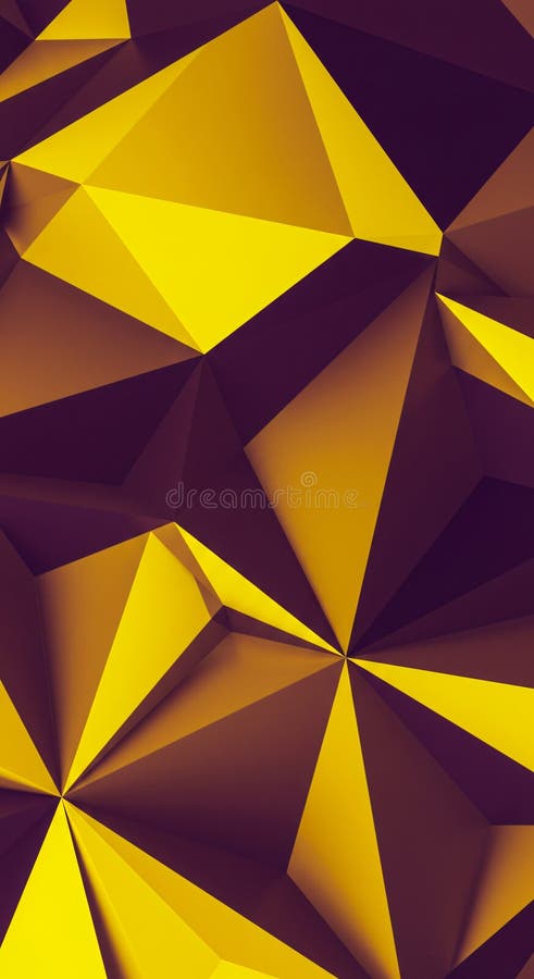 Purple Yellow Geometric Patterns Abstract Vector Digital Design ...