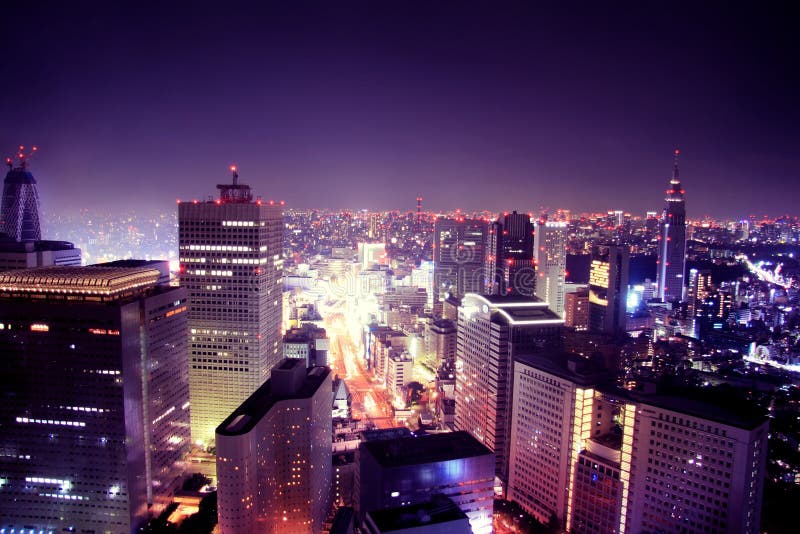 Purplelicious city stock photo. Image of highway, cars - 13150258