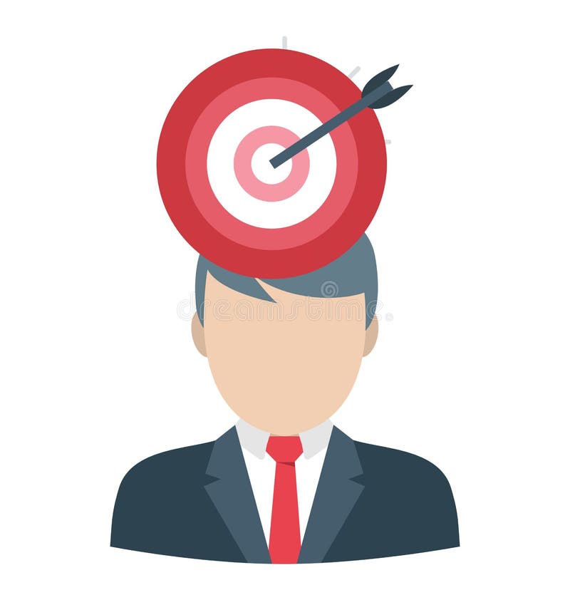 Purpose Isolated Color Vector Illustration Icon Stock Vector ...