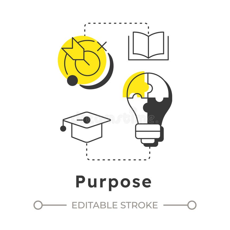 Purpose Work Concept Stock Illustrations – 6,032 Purpose Work Concept ...