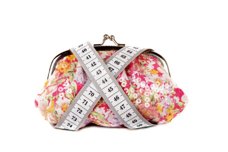 Purse and meter stock image. Image of measuring, single - 26614899