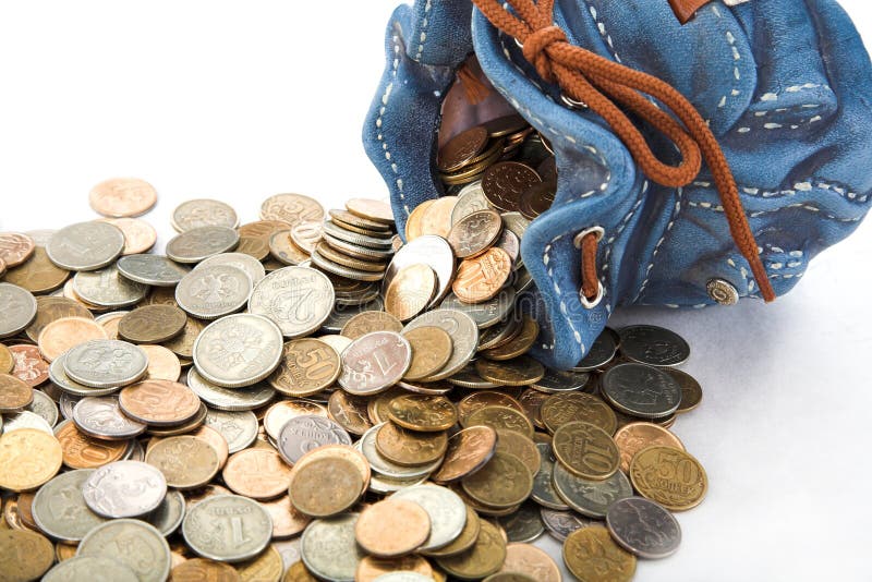 Purse with money stock image. Image of dollar, banker - 2375525