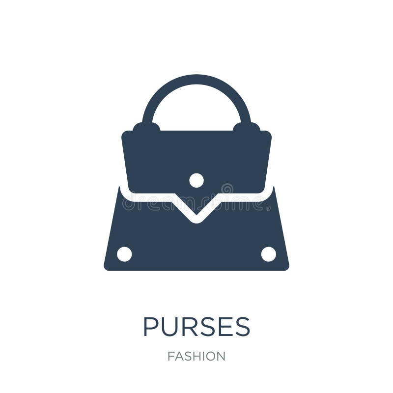 Purses Icon in Trendy Design Style. Purses Icon Isolated on White Background Stock Vector ...