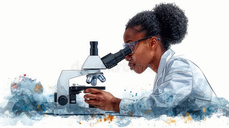 In Pursuit of Knowledge: Black Woman Scientist Engaged in Research ...
