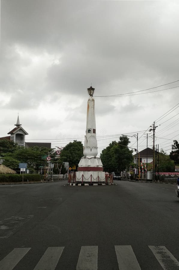 Purwokerto monument tower editorial photography. Image of tower - 205853447