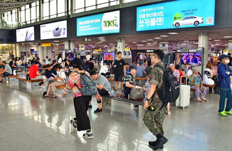Pusan Korea - August 4 2024 : the Station Editorial Photography - Image ...