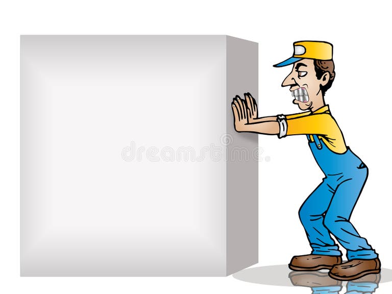 Person Push Box Stock Illustrations – 792 Person Push Box Stock ...