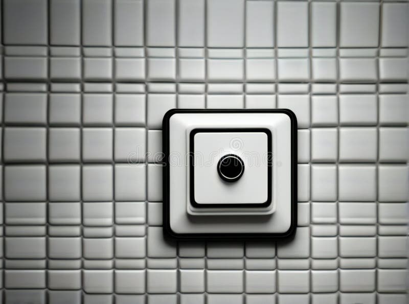 Push Button on the Check Wall with Copy Space Start Your Journey Now ...