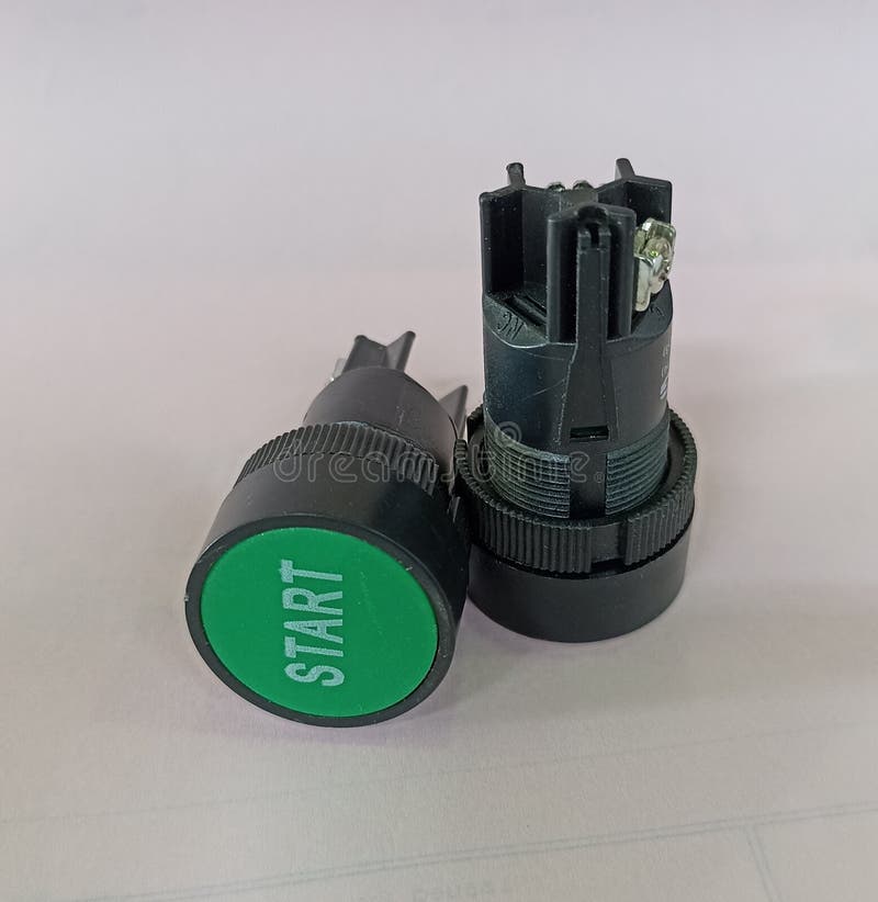 Push Button on for Engine Stop Stock Photo - Image of button, engine ...