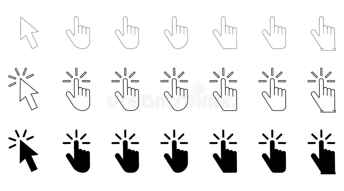 Push Button Hand Illustration Outline Stock Illustrations – 3,257 Push ...