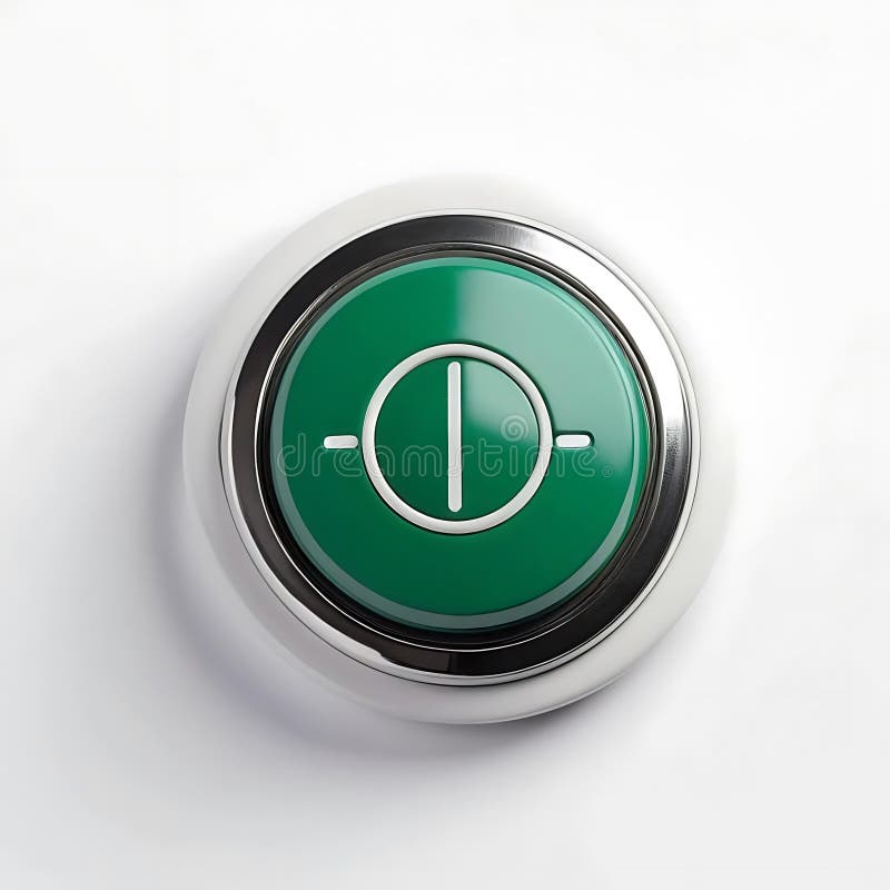 Push Red Button 3d Rendering Isolated White Background Stock Photos ...