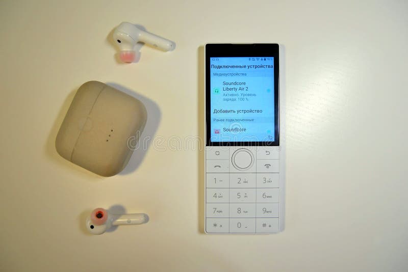 Push-button Phone Control. Phone with Buttons Details and Close-up ...