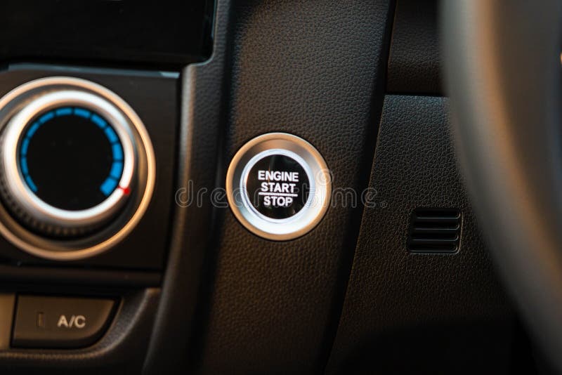 Push Button Start stock photo. Image of ignition, engine - 220026888