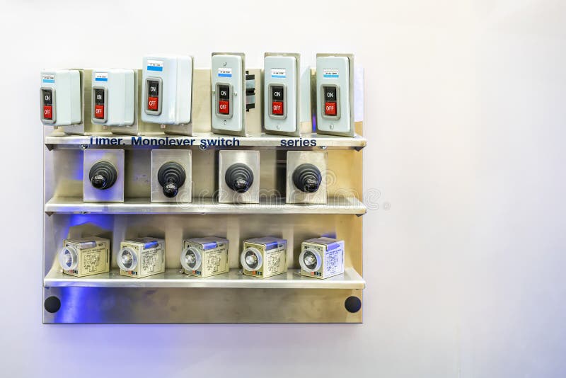 Push Button Switch on Off and Mono Level Switch with Timer of System ...