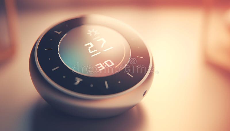 Push Button To Control Car Temperature Gauge Generated by AI Stock ...