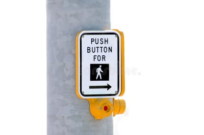 Push Button To Cross Street Stock Image - Image of safe, icon: 5288153