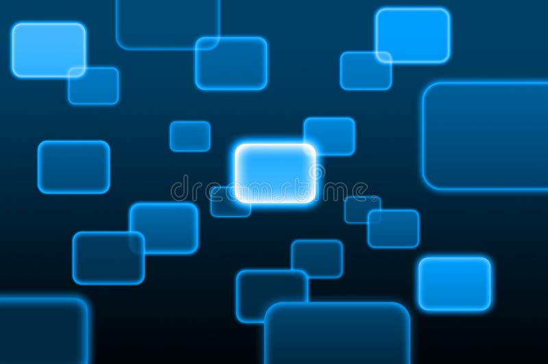 Push Button on a Touch Screen Interface Stock Illustration ...