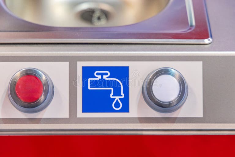 Push Button Water Pump stock photo. Image of europe - 285019864