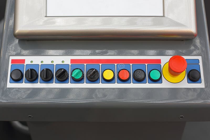 Push Buttons Machine stock photo. Image of europe, stop - 292283008