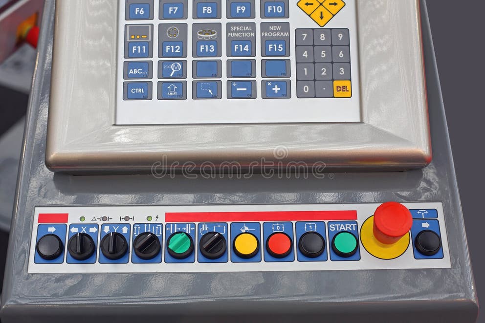 Push Buttons Machine stock photo. Image of europe, stop - 292283008