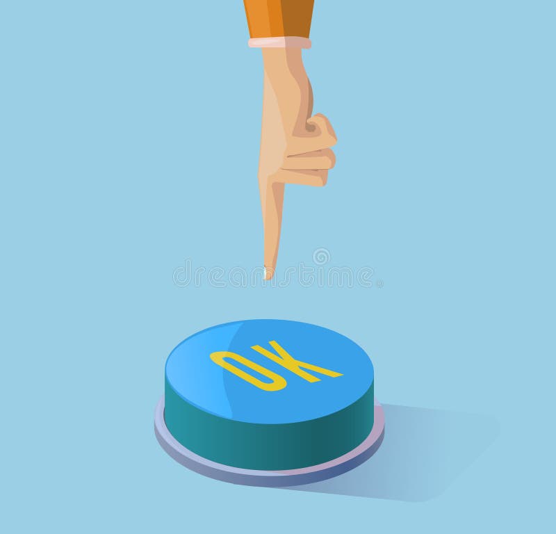 Finger Button Stock Illustrations – 52,631 Finger Button Stock ...