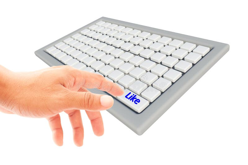 Like stock image. Image of like, social, network, hand - 21103703