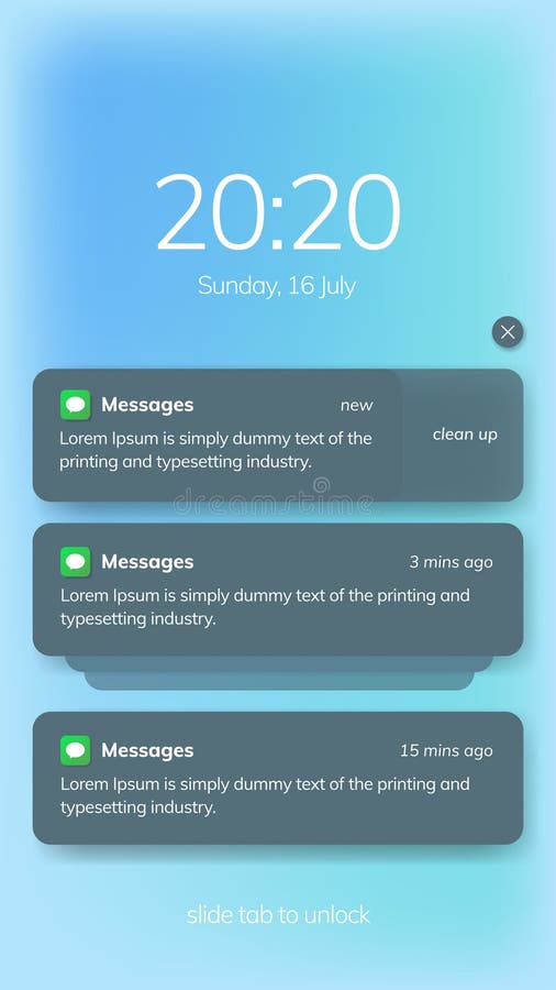 Mobile Phone with Push Notifications or Sms Messages Smartphone, Mobile ...