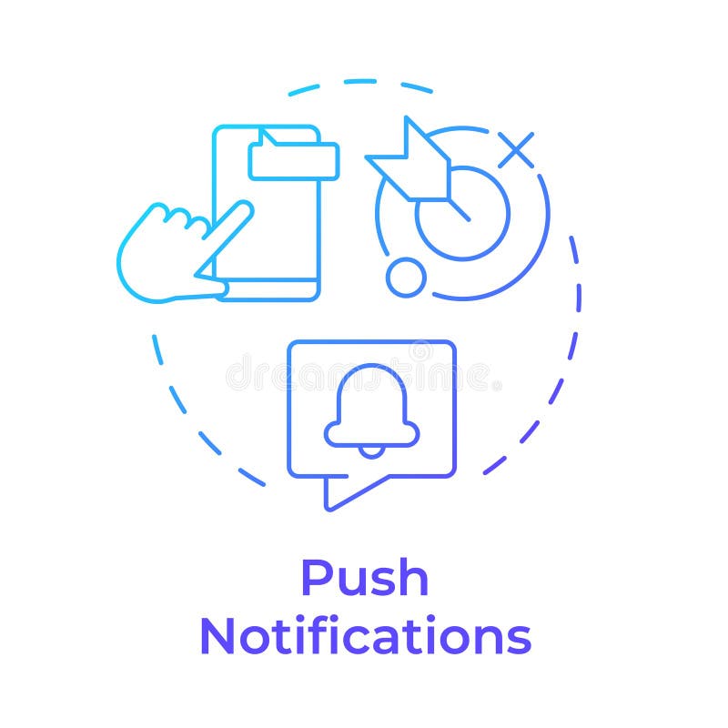 Notifications Concept Icon Stock Illustrations – 3,371 Notifications ...