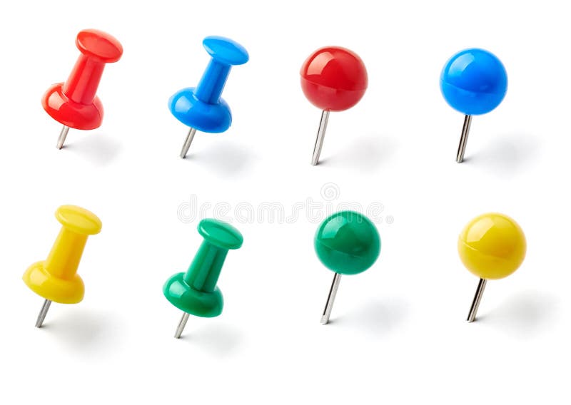 Push pin stock illustration. Illustration of board, marked - 28015937