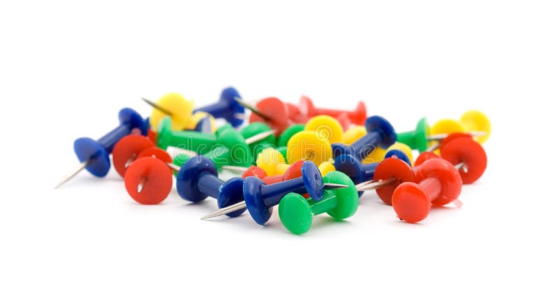Color pushpin stock photo. Image of blackboard, marketing - 3859076